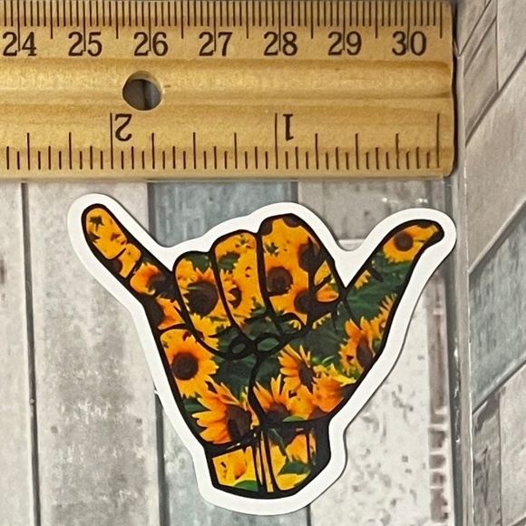 Office | 110 Shaka Brah Hawaiian Culture Surfing Reusable Vinyl Sticker ...